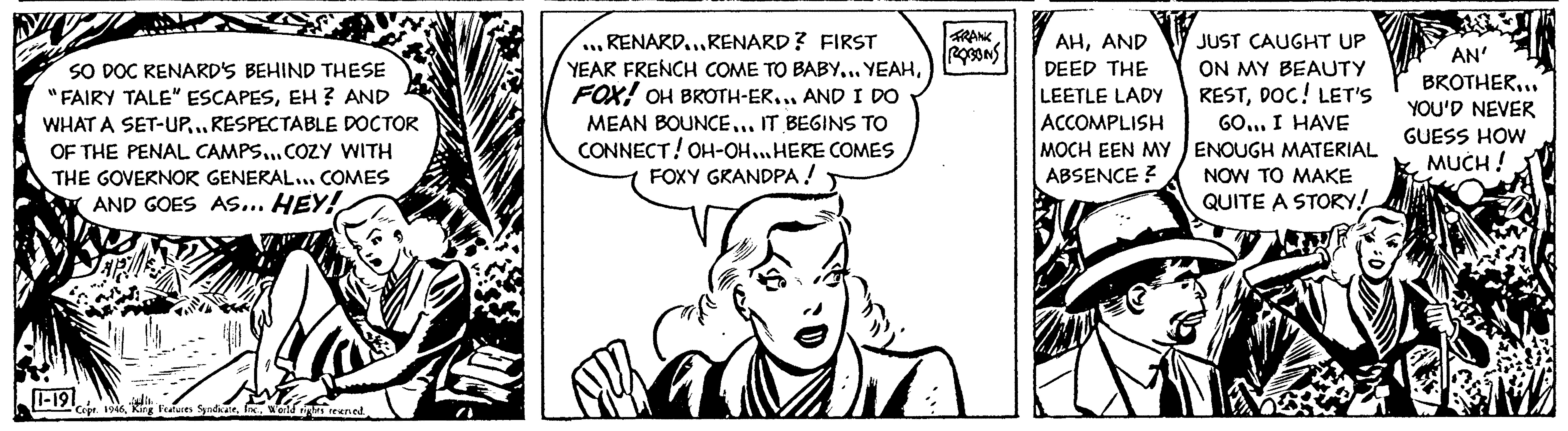 Johnny Hazard Comic Strip 1946-01-19 | Comics Kingdom
