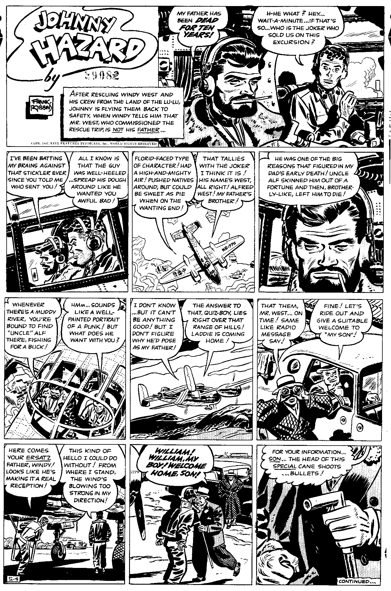 Johnny Hazard Comic Strip 1947-05-04 | Comics Kingdom