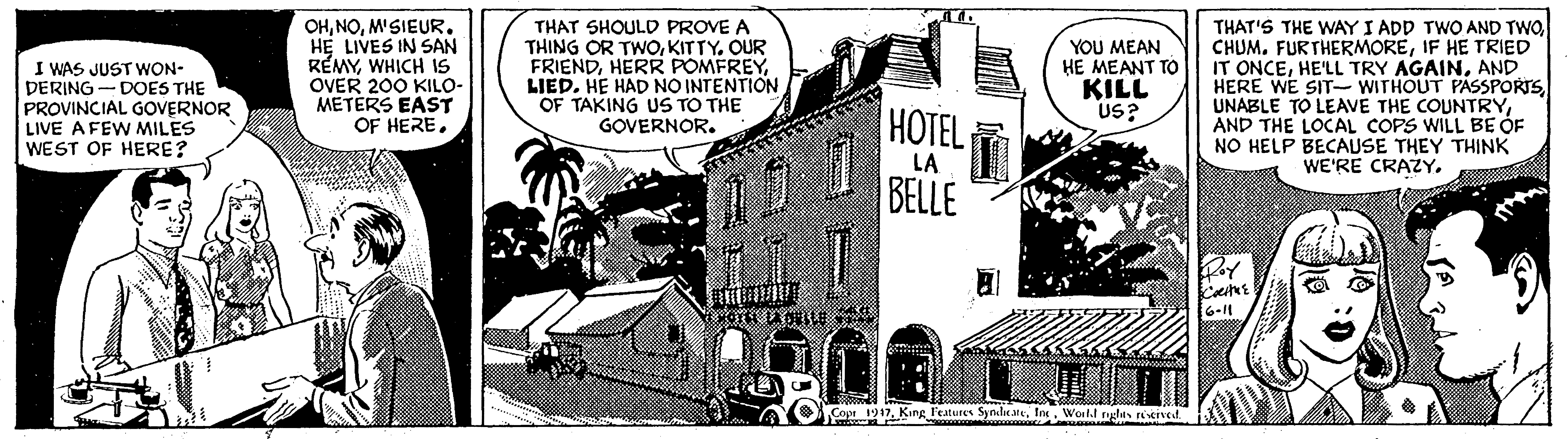 Buz Sawyer Comic Strip 1947-06-11 | Comics Kingdom