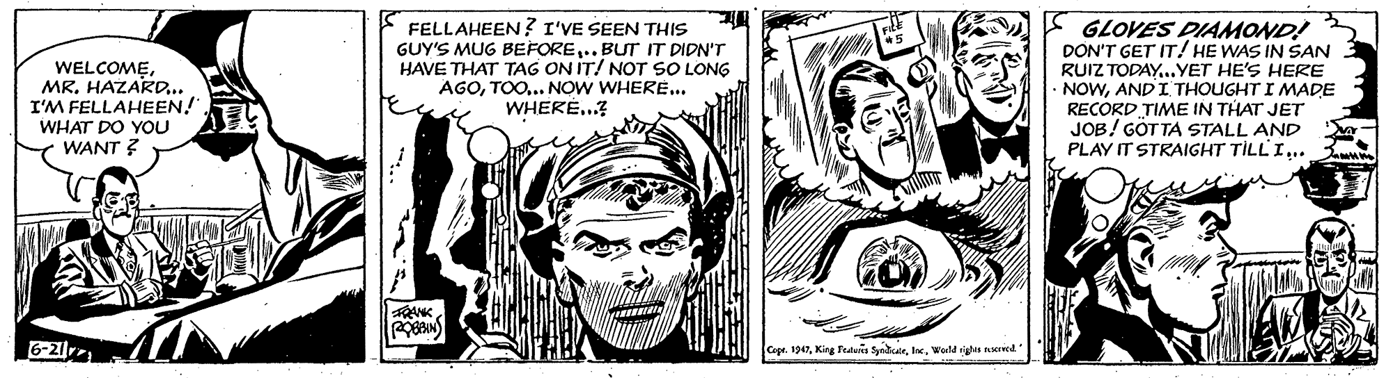 Johnny Hazard Comic Strip 1947-06-21 | Comics Kingdom