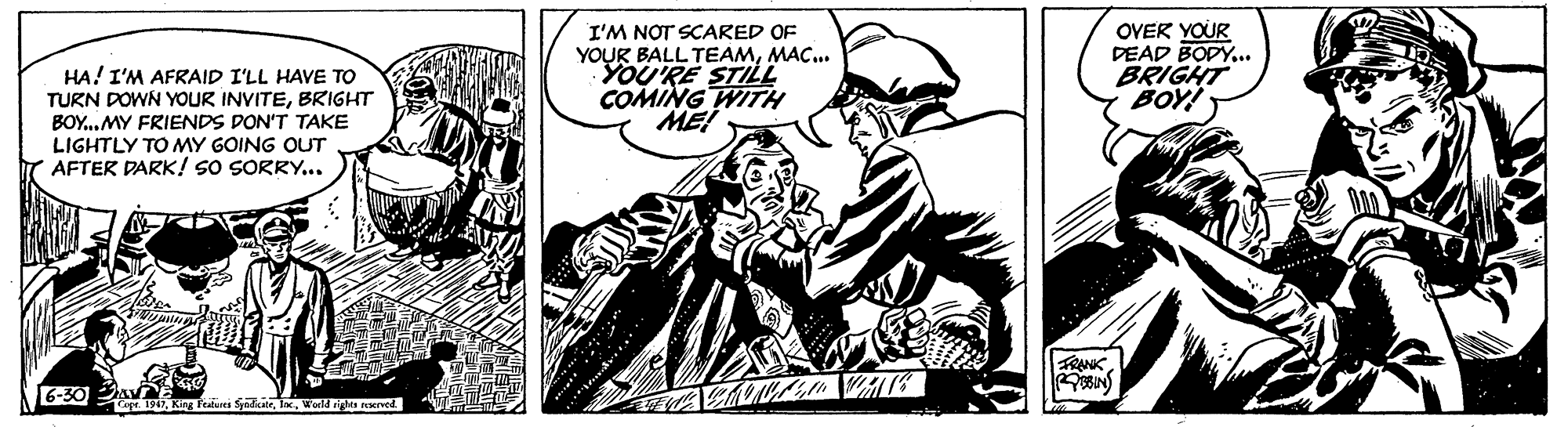Johnny Hazard Comic Strip 1947-06-30 | Comics Kingdom