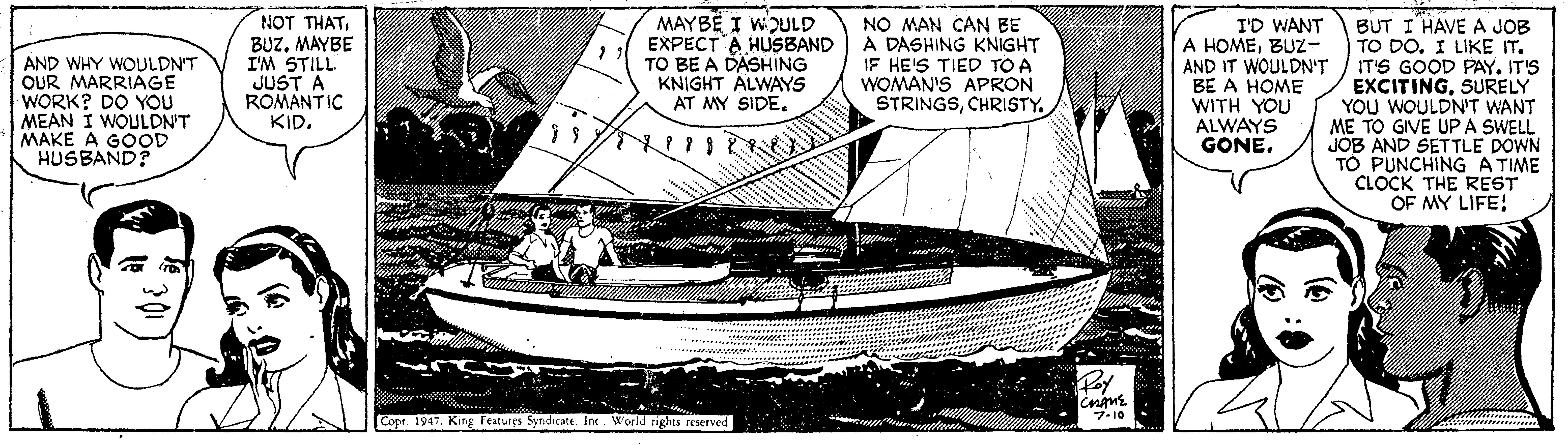 Buz Sawyer Comic Strip 1947-07-10 | Comics Kingdom