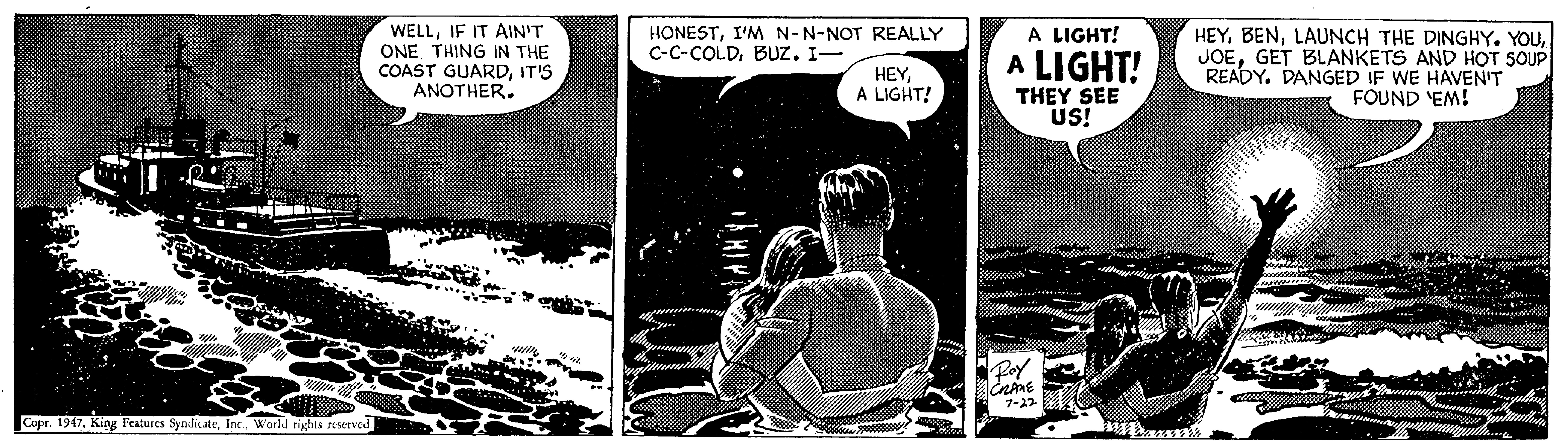Buz Sawyer Comic Strip 1947-07-22 | Comics Kingdom