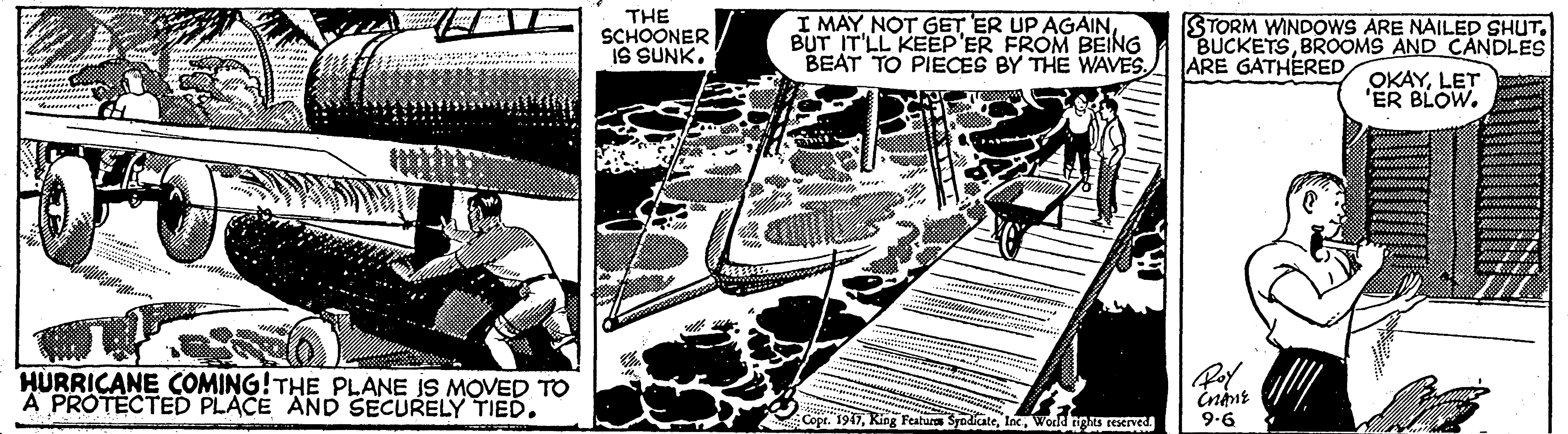 Buz Sawyer Comic Strip 1947-09-06 | Comics Kingdom