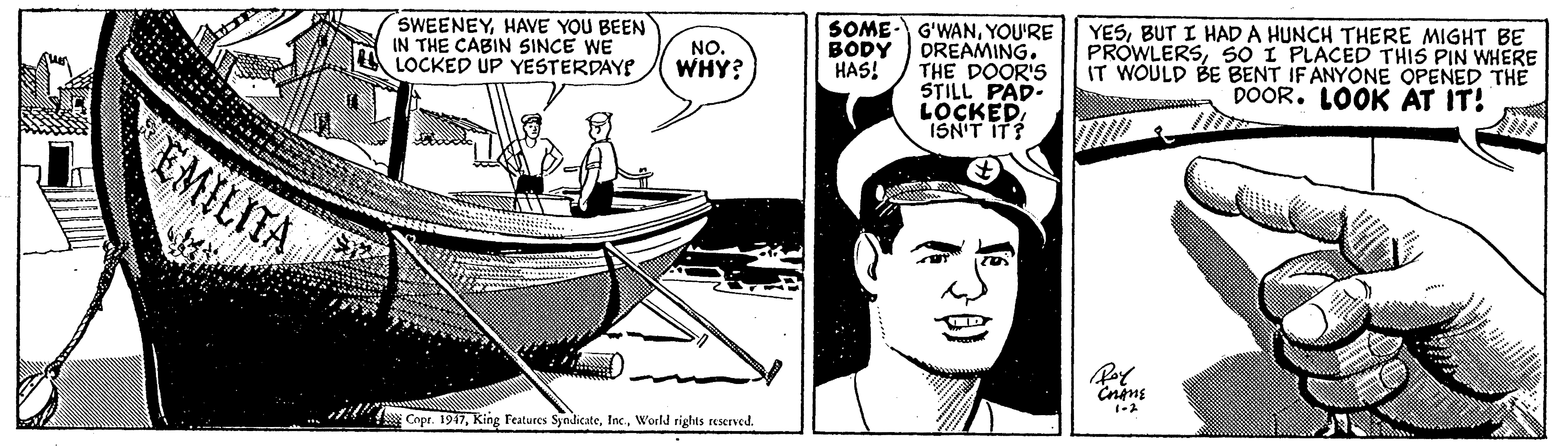 Buz Sawyer Comic Strip 1948-01-02 | Comics Kingdom