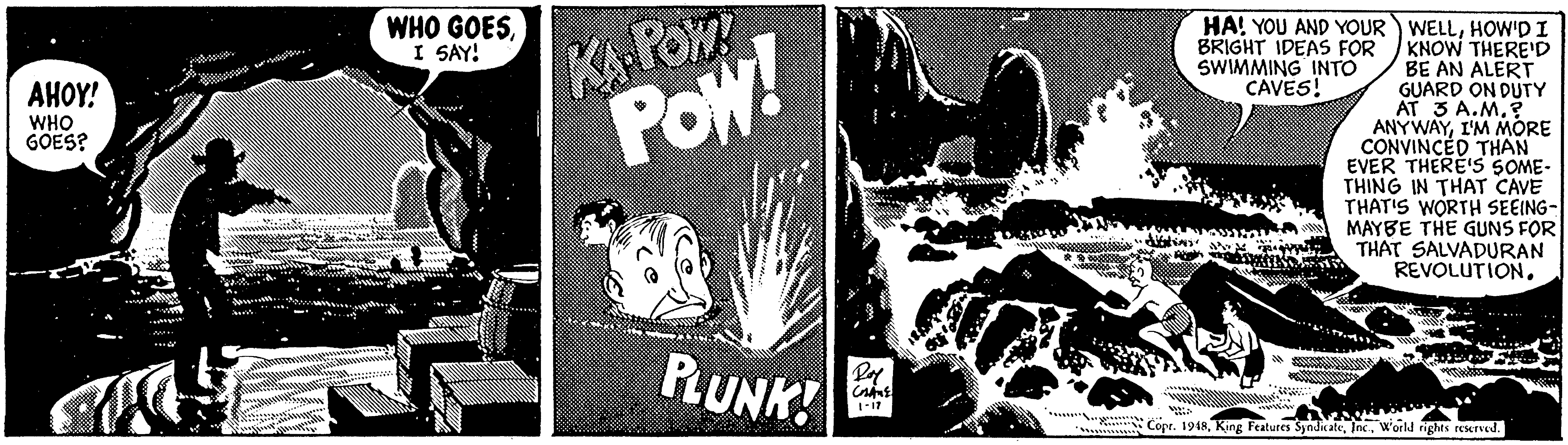 Buz Sawyer Comic Strip 1948-01-17 | Comics Kingdom