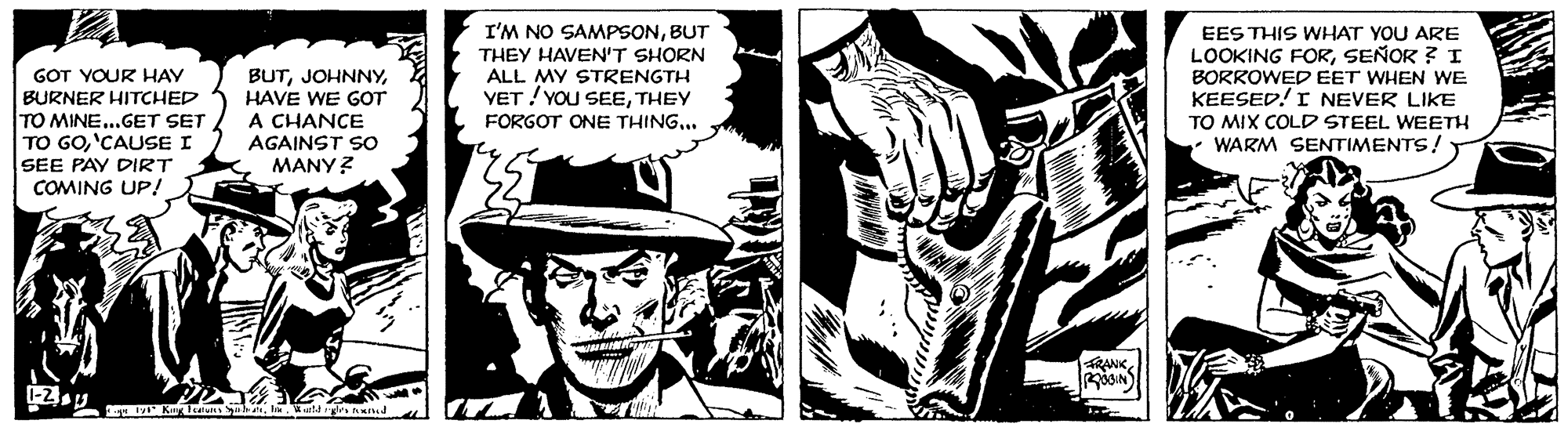 Johnny Hazard Comic Strip 1948-01-02 | Comics Kingdom