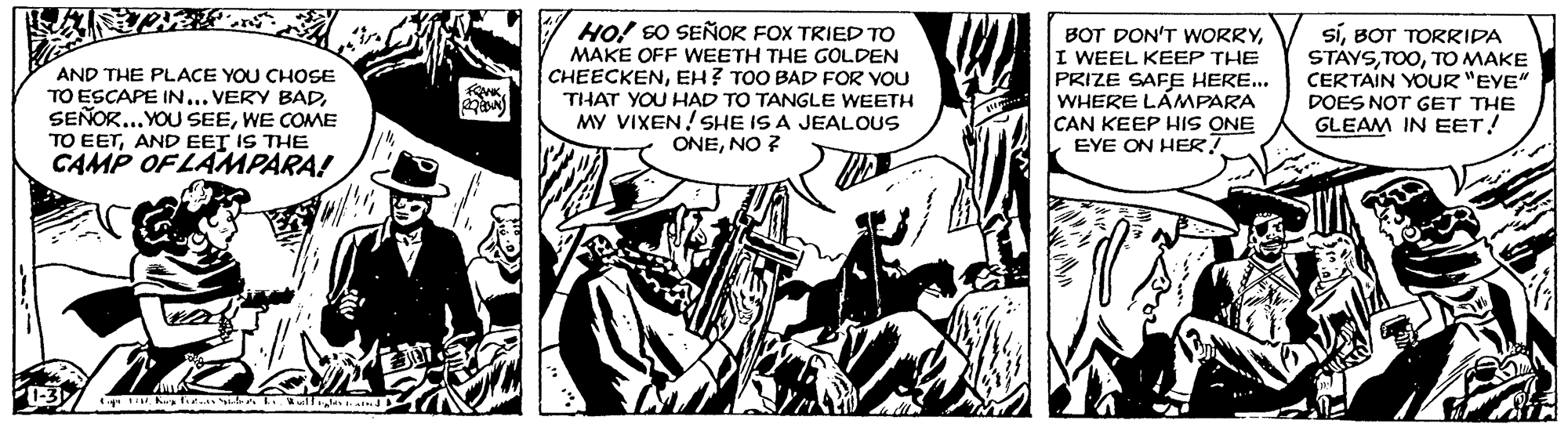 Johnny Hazard Comic Strip 1948-01-03 | Comics Kingdom