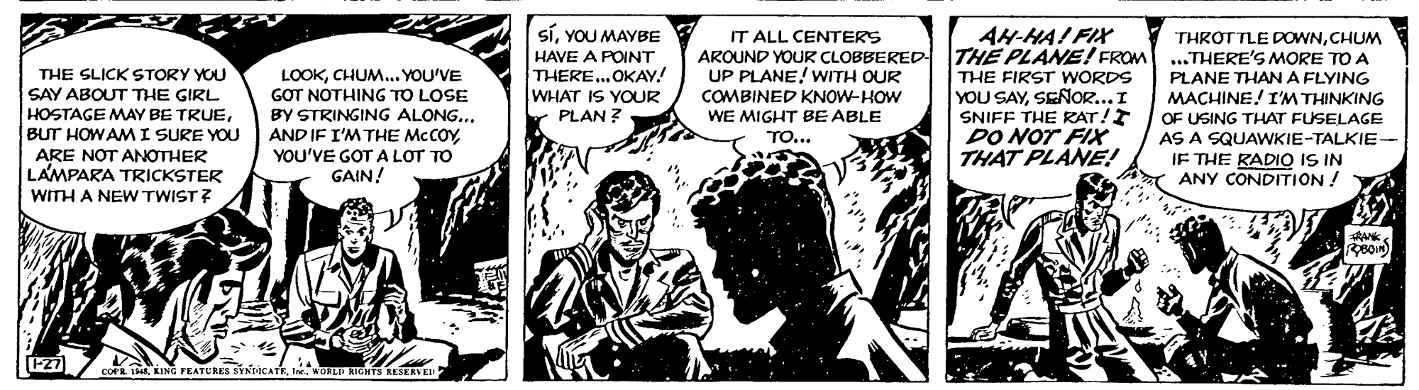 Johnny Hazard Comic Strip 1948-01-27 | Comics Kingdom