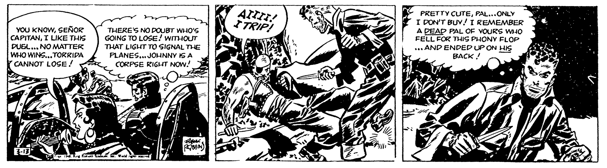 Johnny Hazard Comic Strip 1948-03-13 | Comics Kingdom