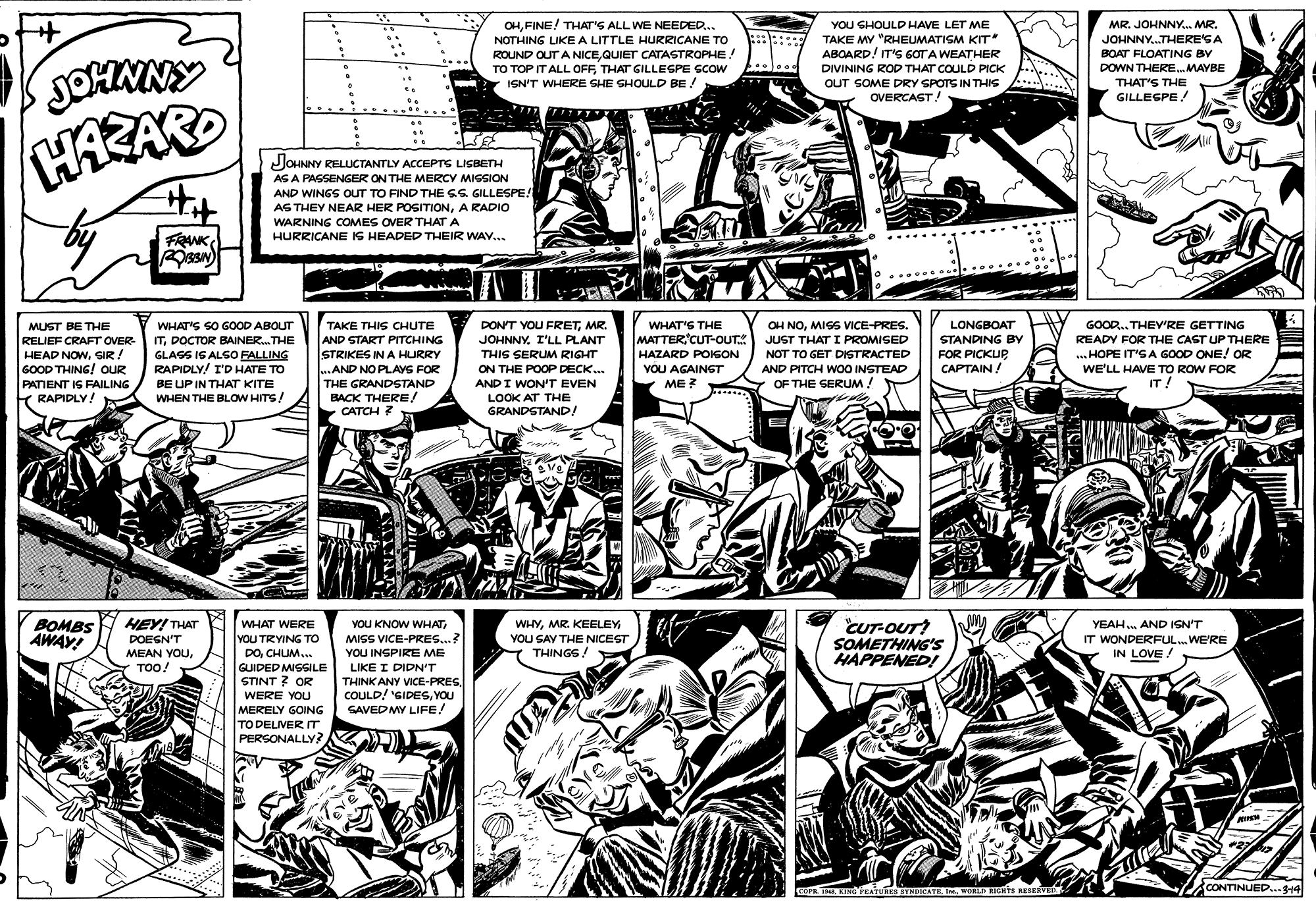 Johnny Hazard Comic Strip 1948-03-14 | Comics Kingdom