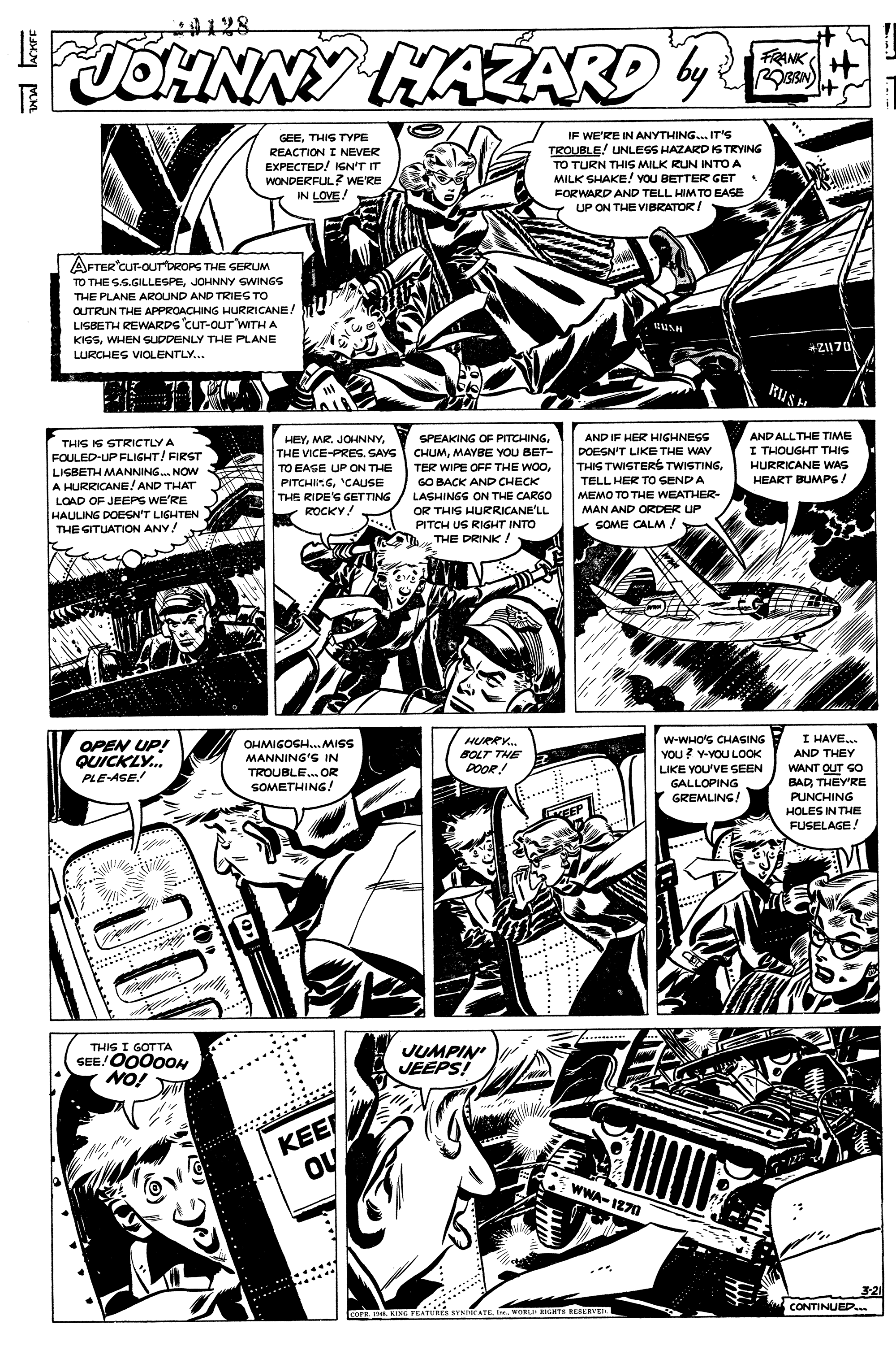 Johnny Hazard Comic Strip 1948-03-21 | Comics Kingdom