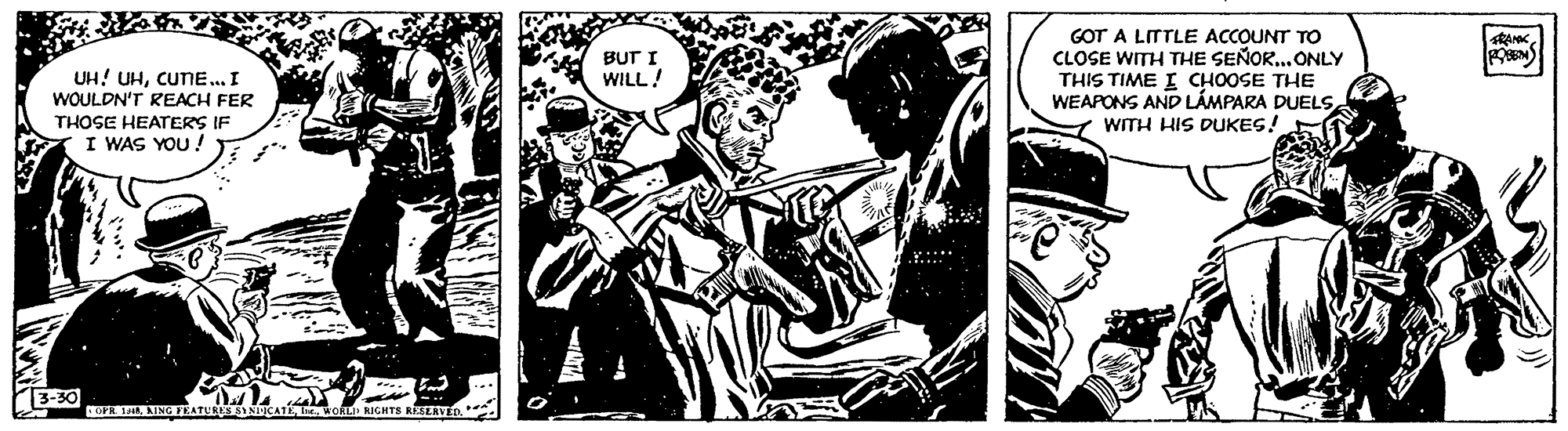 Johnny Hazard Comic Strip 1948-03-30 | Comics Kingdom