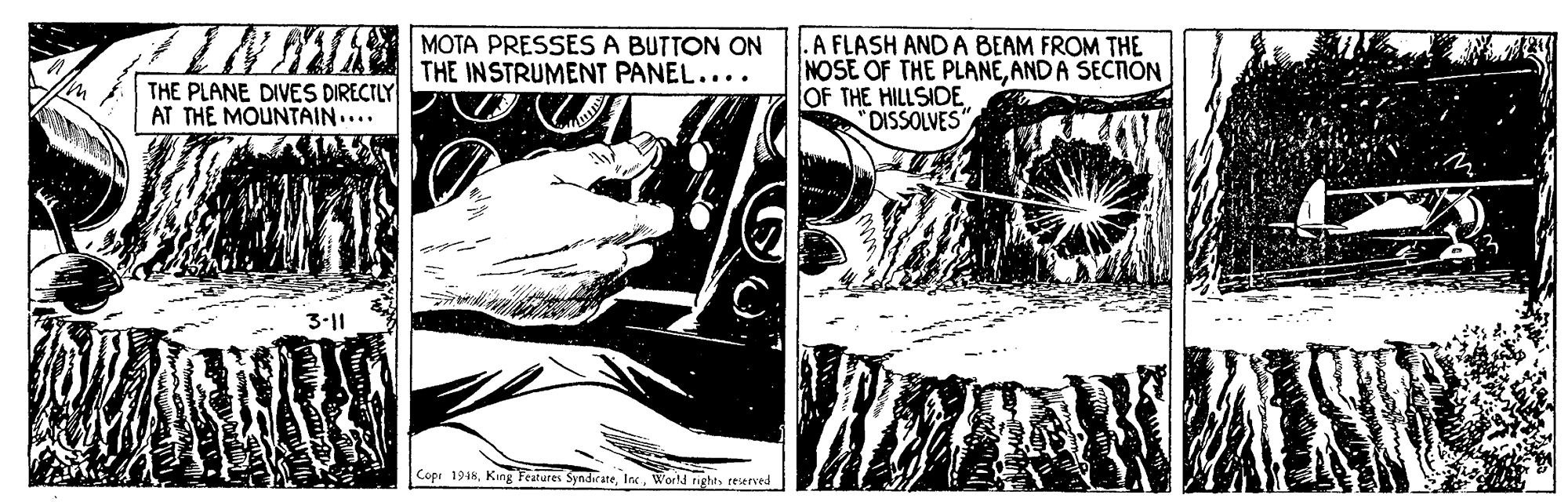 Radio Patrol Comic Strip 1948-03-11 | Comics Kingdom