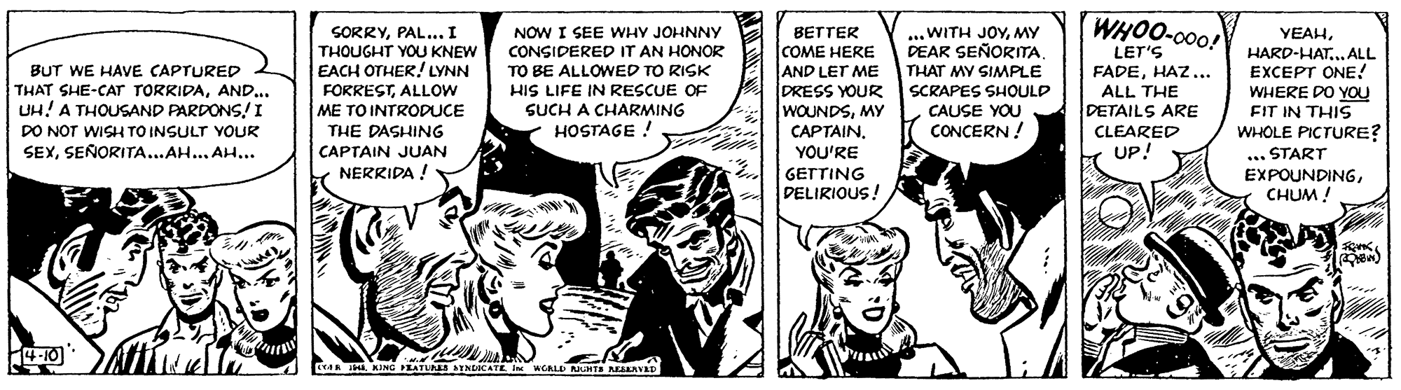 Johnny Hazard Comic Strip 1948-04-10 | Comics Kingdom
