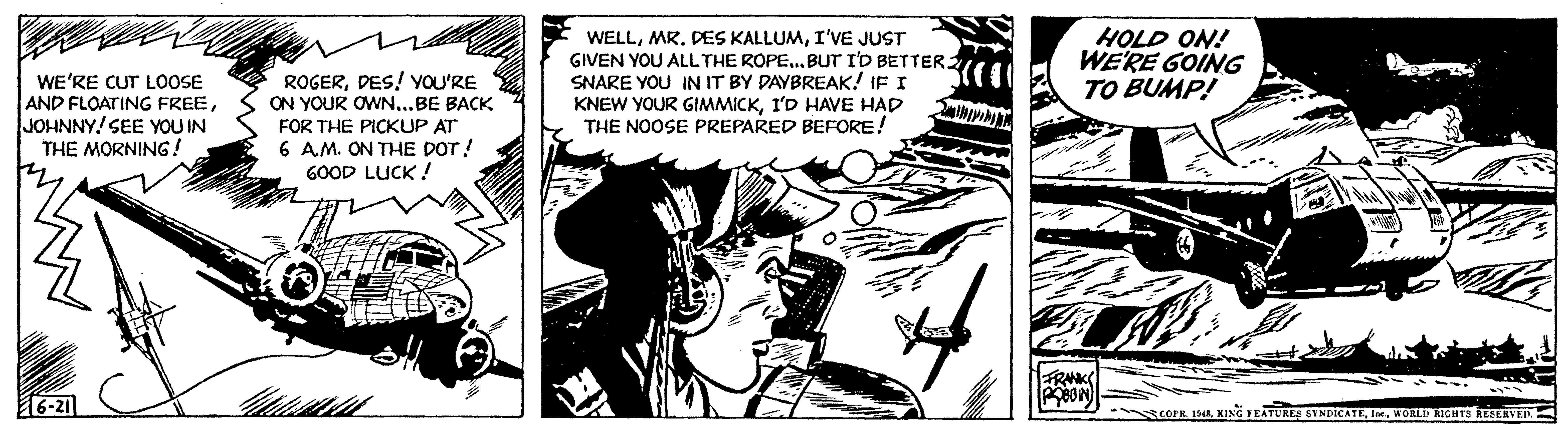 Johnny Hazard Comic Strip 1948-06-21 | Comics Kingdom