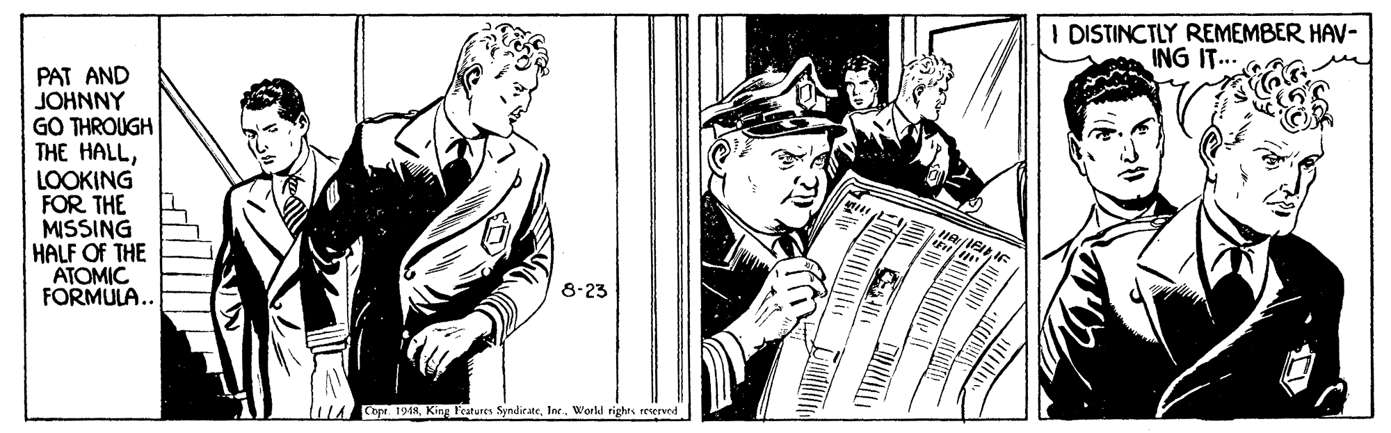 Radio Patrol Comic Strip 1948-08-23 | Comics Kingdom