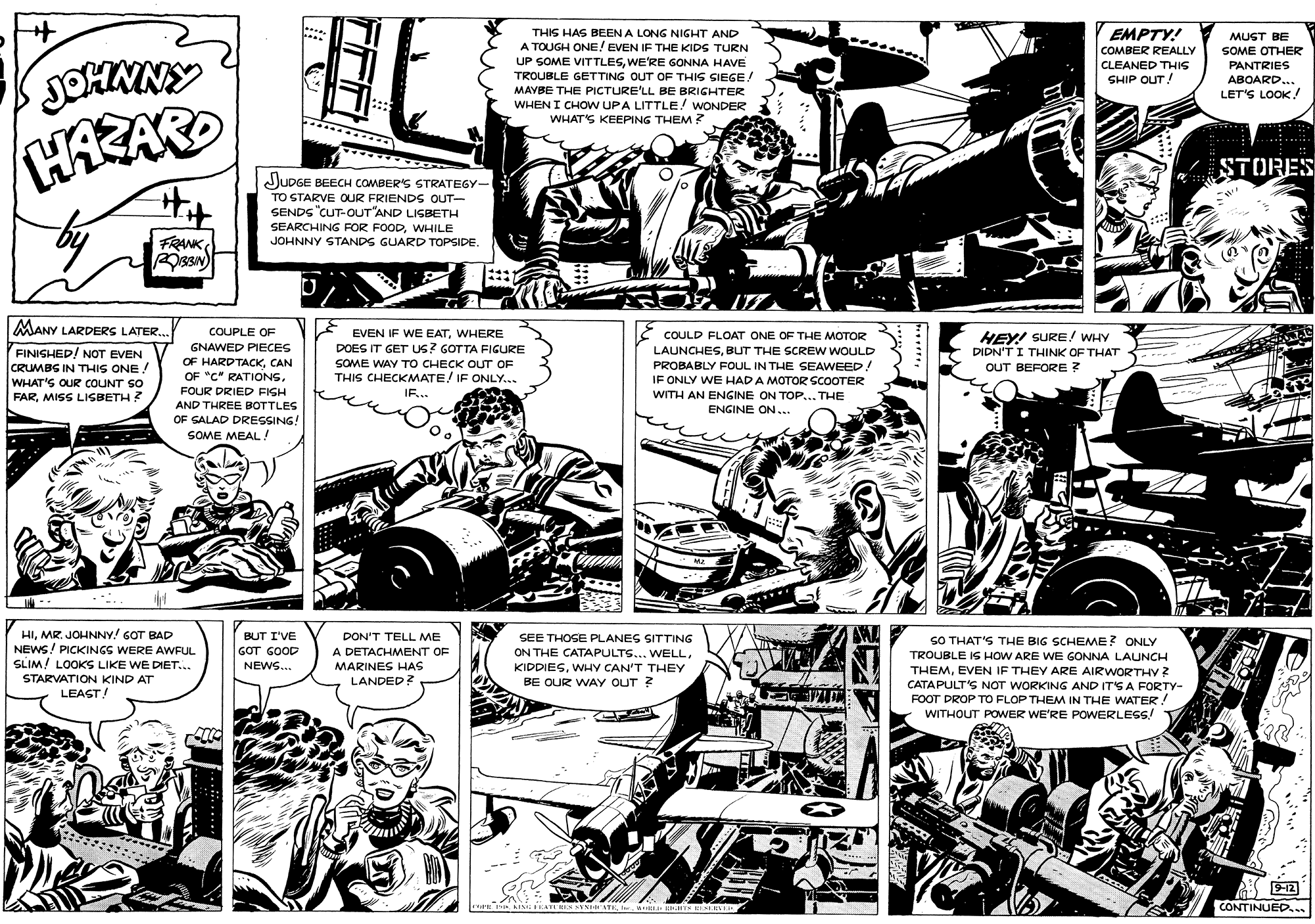 Johnny Hazard Comic Strip 1948-09-12 | Comics Kingdom
