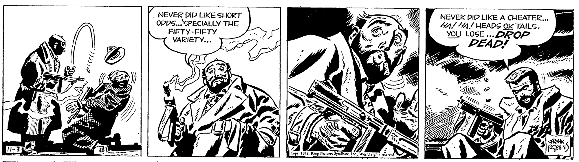 Johnny Hazard Comic Strip 1948-11-03 | Comics Kingdom