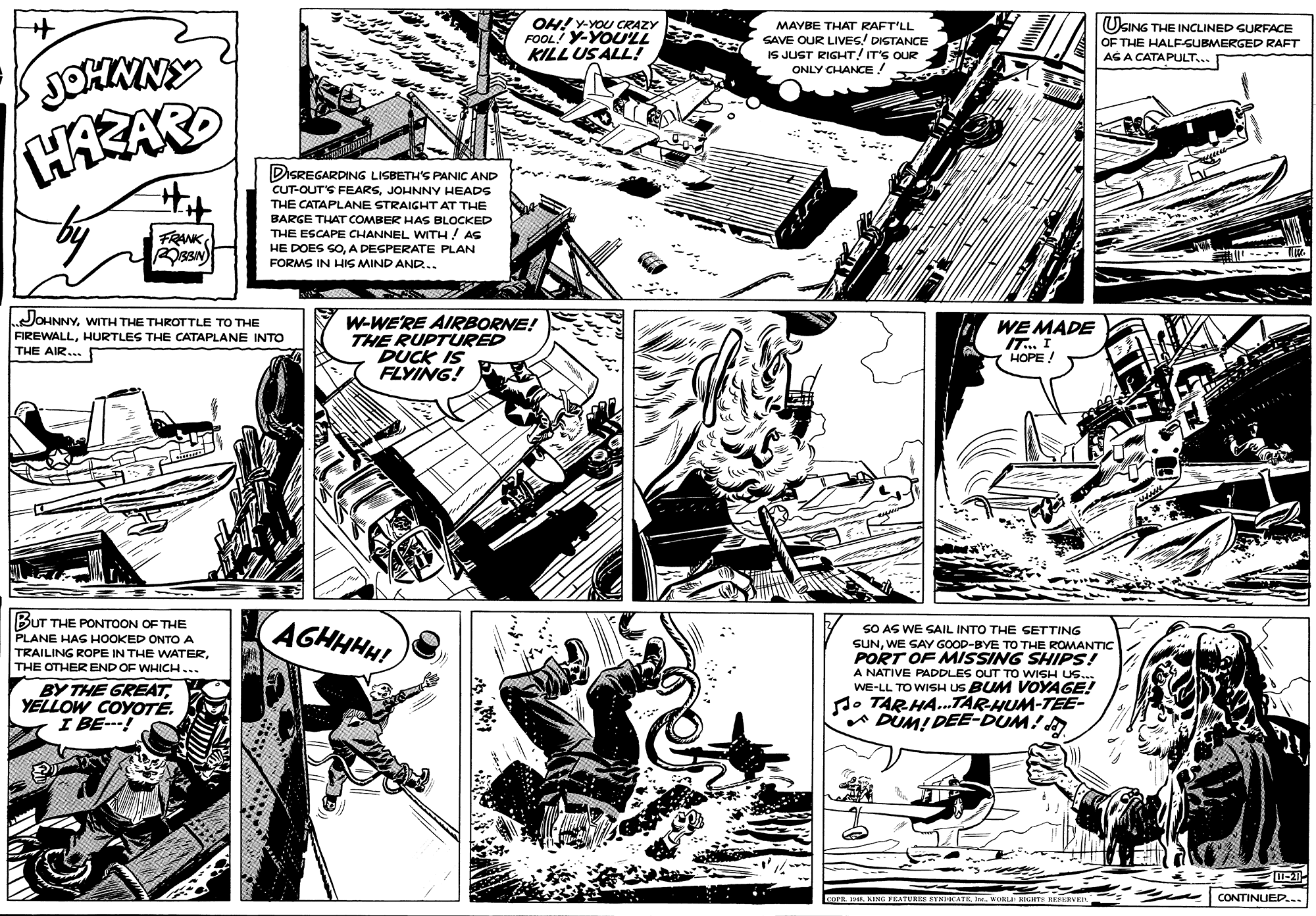 Johnny Hazard Comic Strip 1948-11-21 | Comics Kingdom