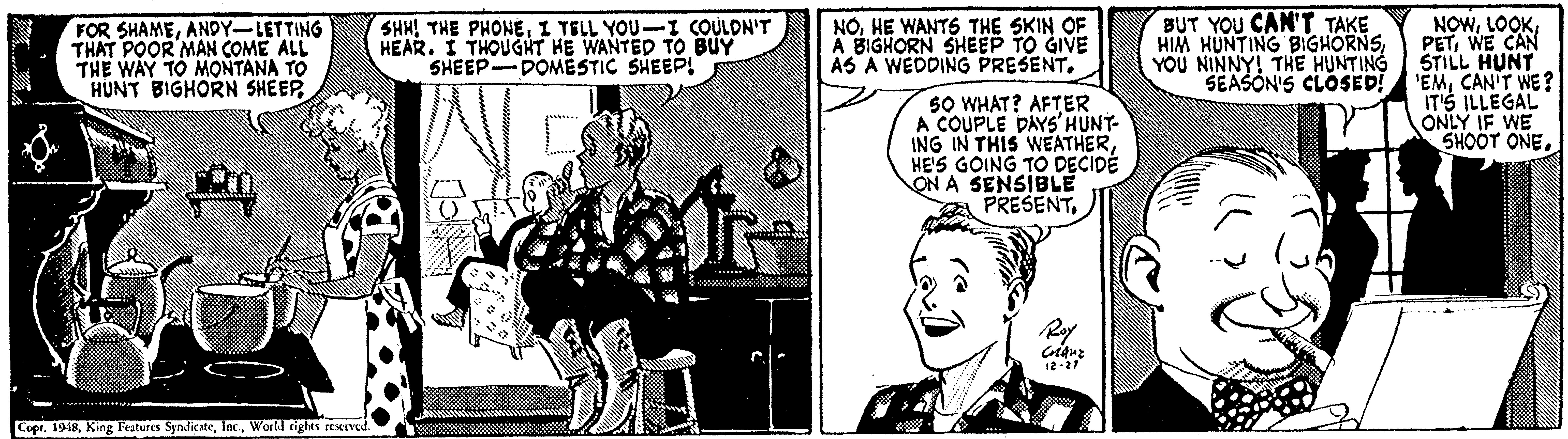 Buz Sawyer Comic Strip 1948-12-27 | Comics Kingdom