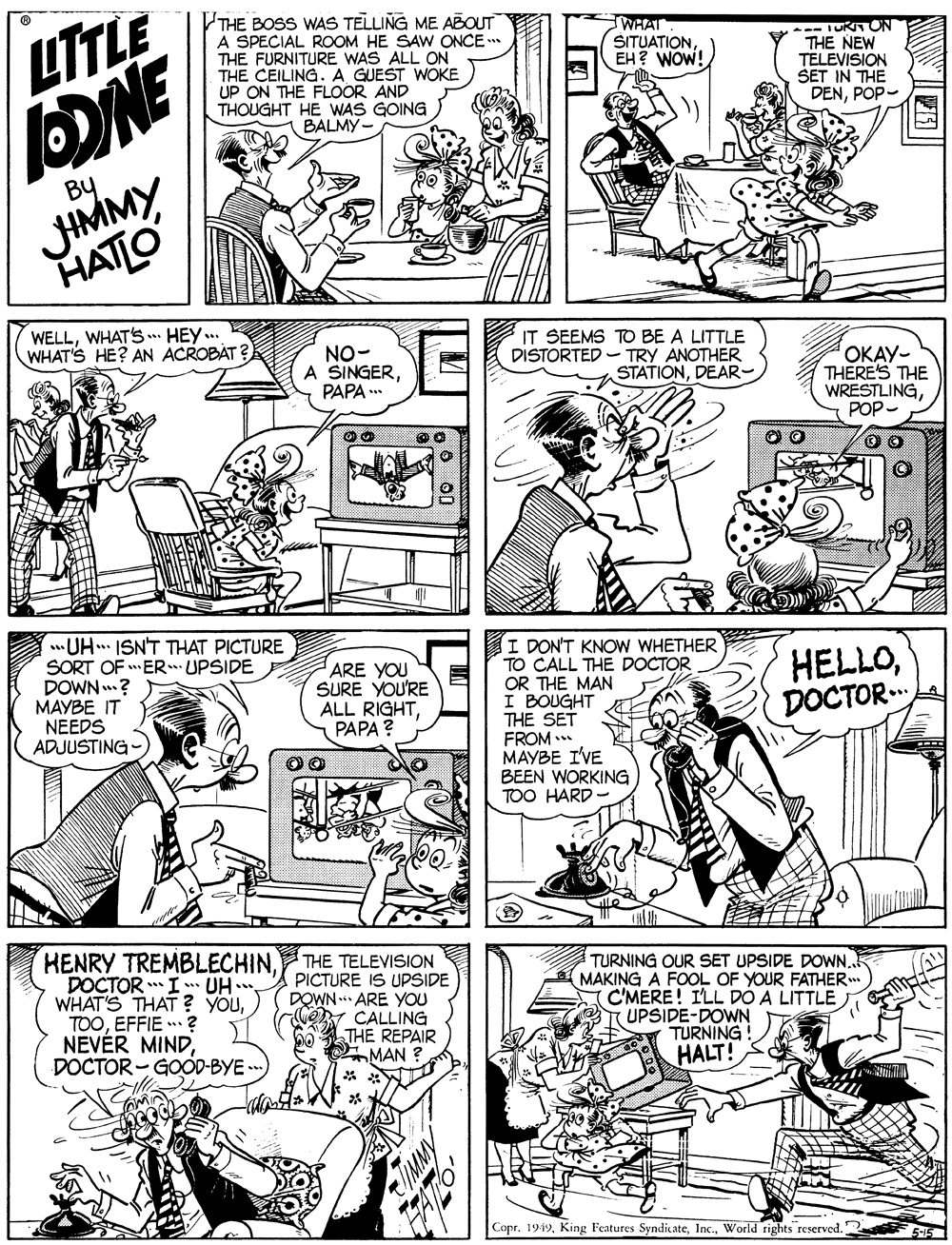 Little Iodine Sundays Comic Strip 1949-05-15 | Comics Kingdom