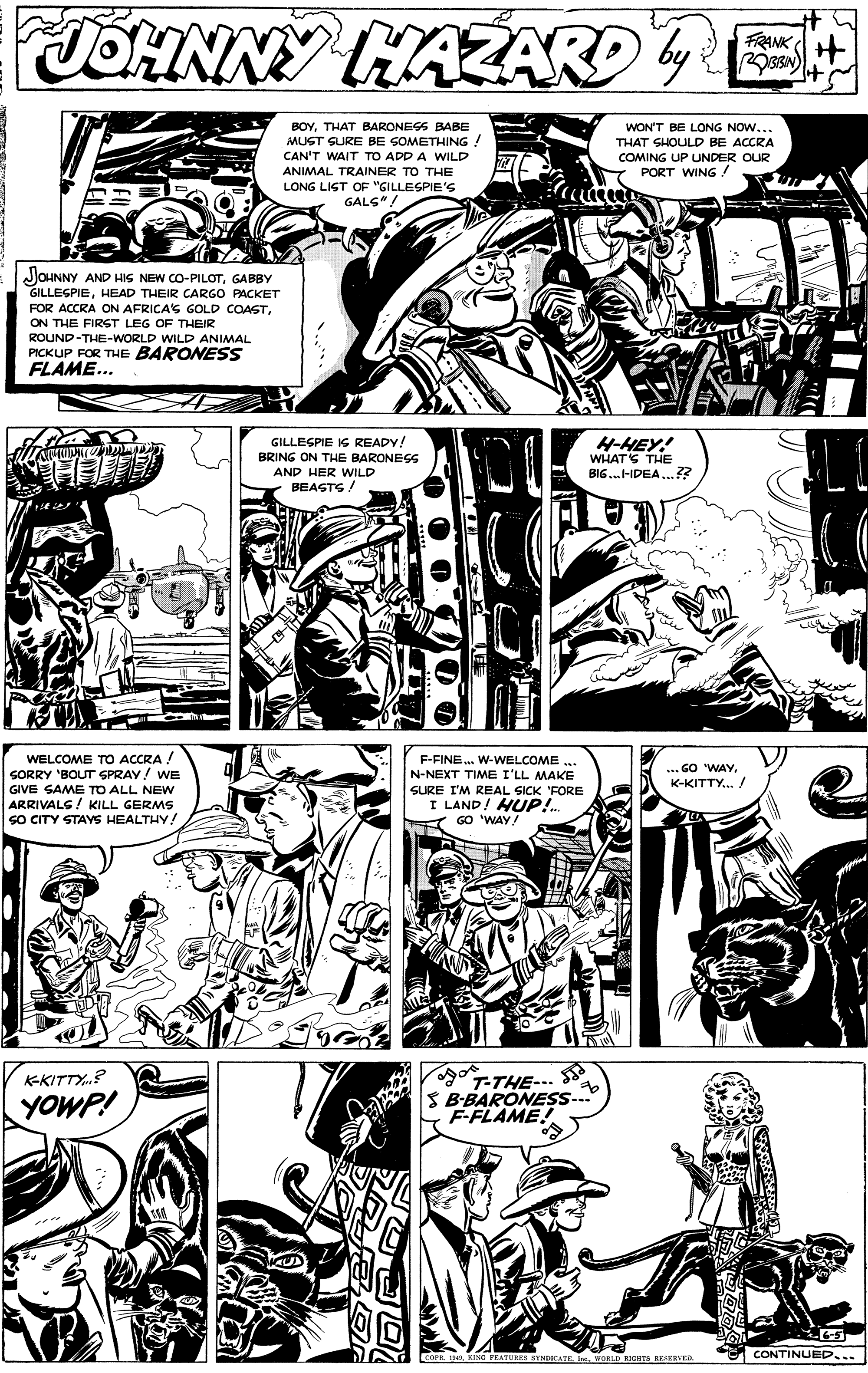 Johnny Hazard Comic Strip 1949-06-05 | Comics Kingdom