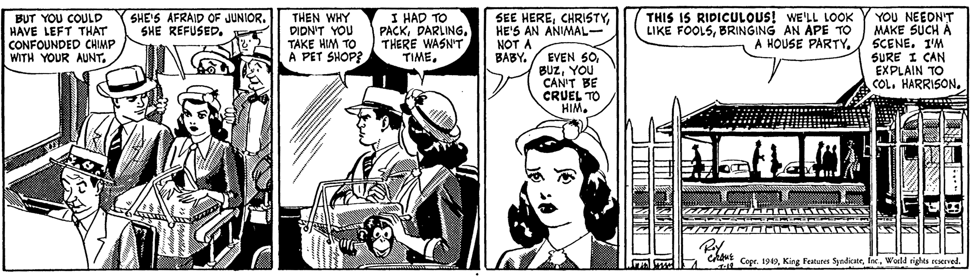 Buz Sawyer Comic Strip 1949-07-19 | Comics Kingdom