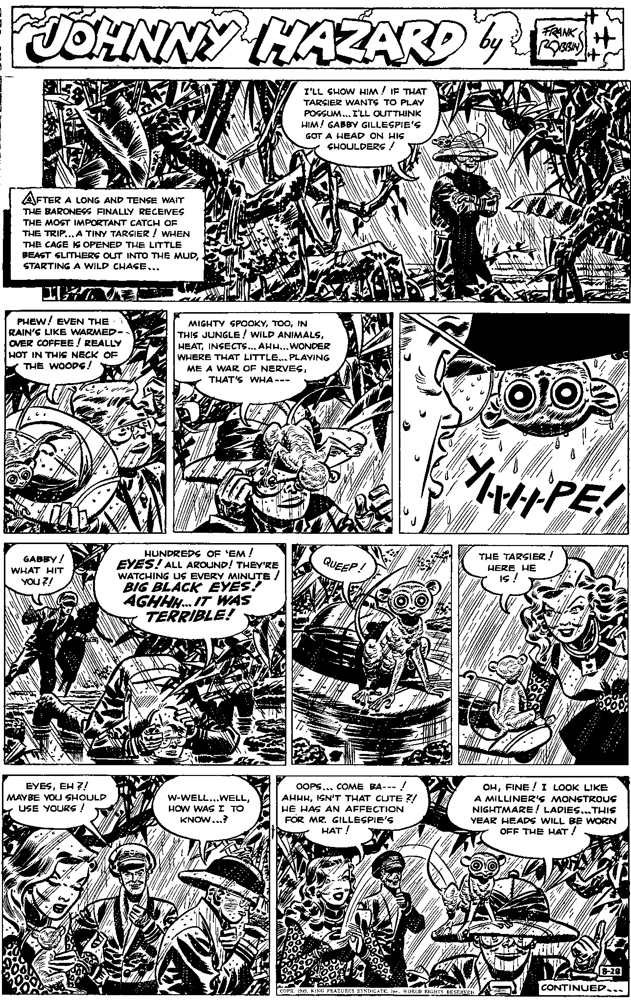 Johnny Hazard Comic Strip 1949-08-28 | Comics Kingdom