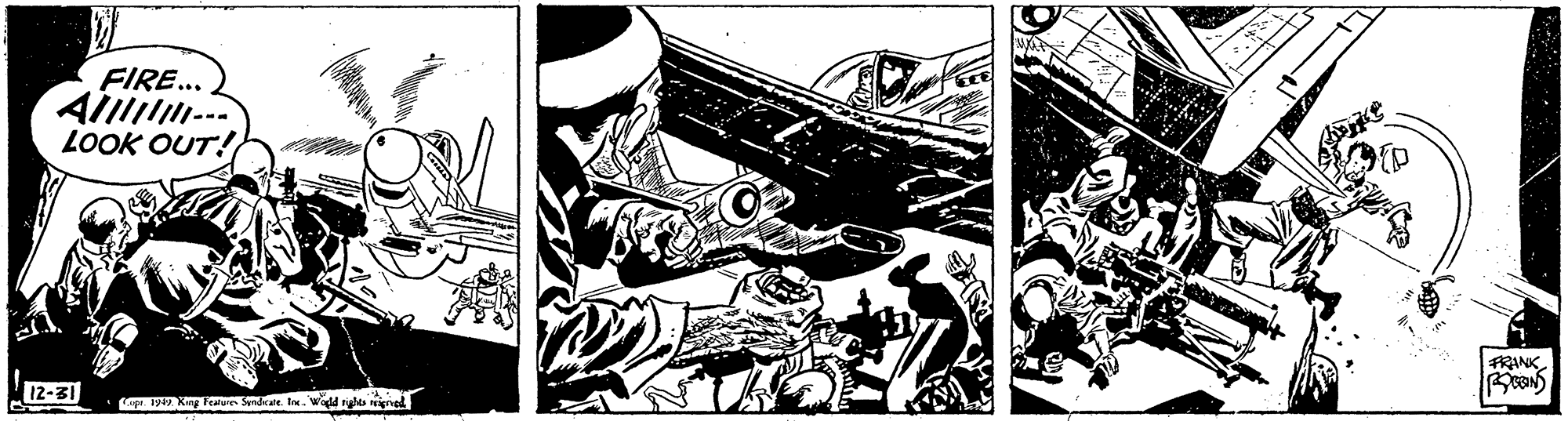 Johnny Hazard Comic Strip 1949-12-31 | Comics Kingdom