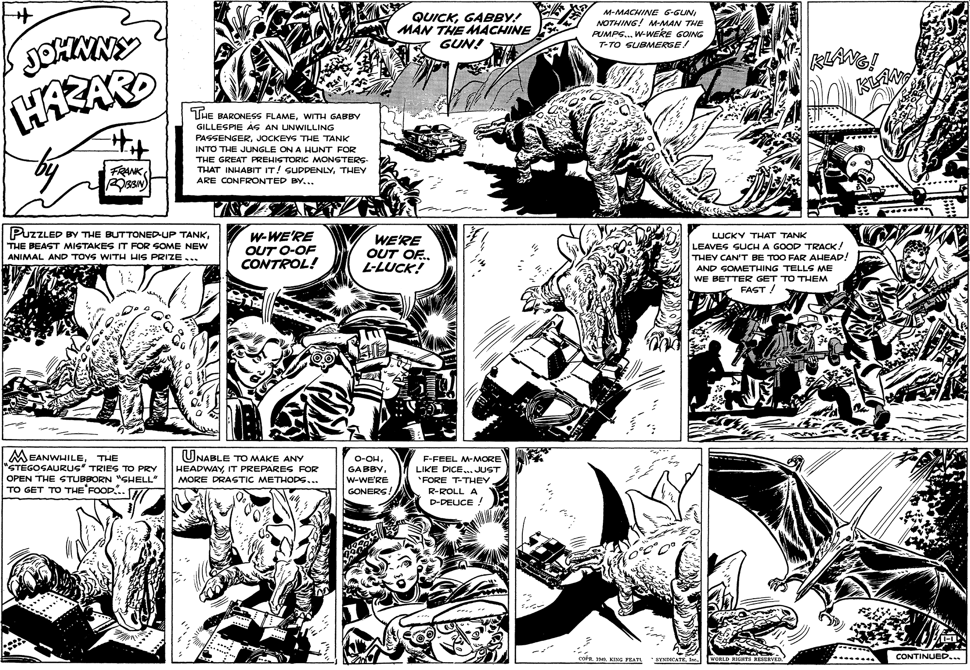 Johnny Hazard Comic Strip 1950-01-01 | Comics Kingdom