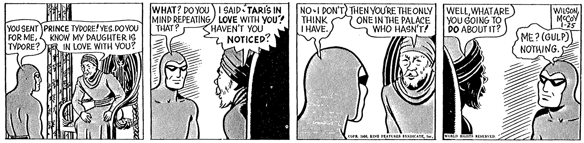 The Phantom Comic Strip 1950-01-25 | Comics Kingdom
