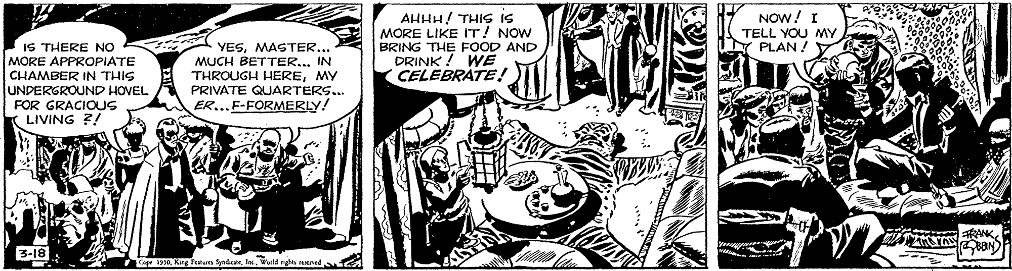 Johnny Hazard Comic Strip 1950-03-18 | Comics Kingdom