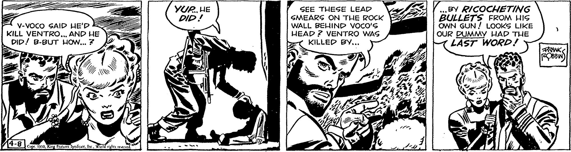 Johnny Hazard Comic Strip 1950-04-08 | Comics Kingdom