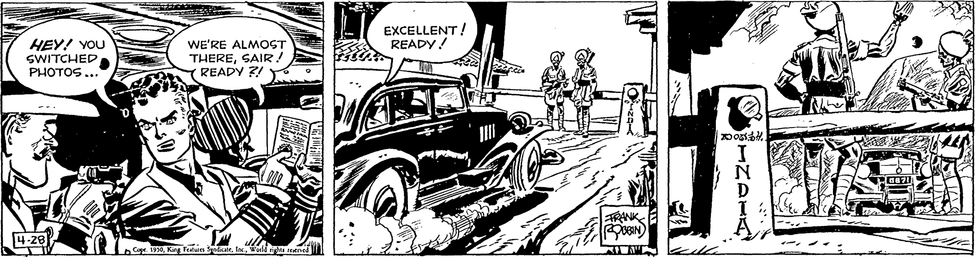 Johnny Hazard Comic Strip 1950-04-28 | Comics Kingdom