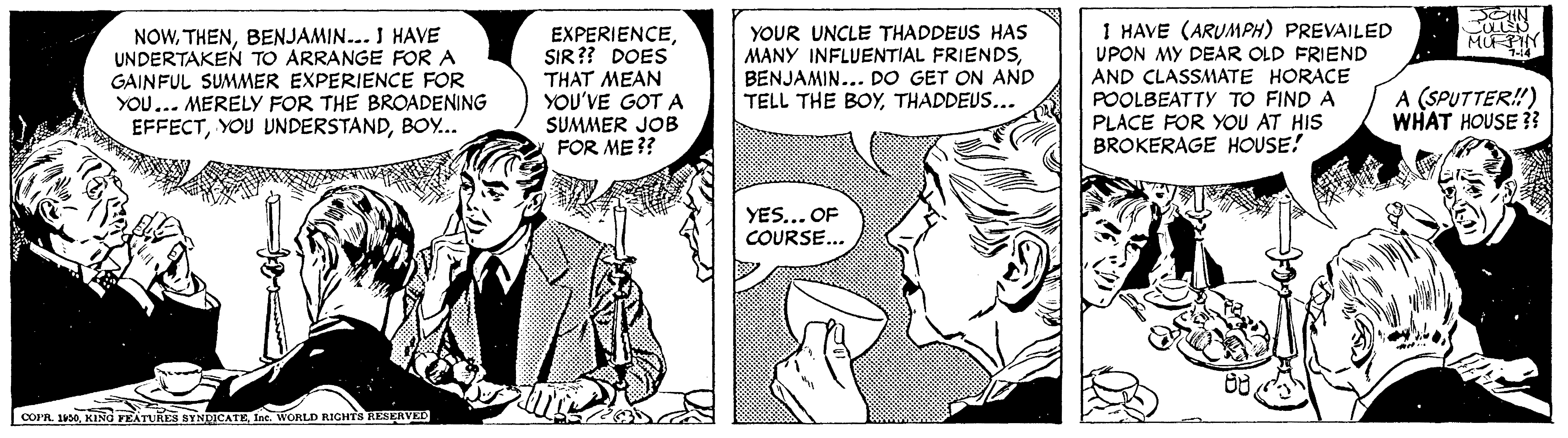 Big Ben Bolt Comic Strip 1950-07-14 | Comics Kingdom