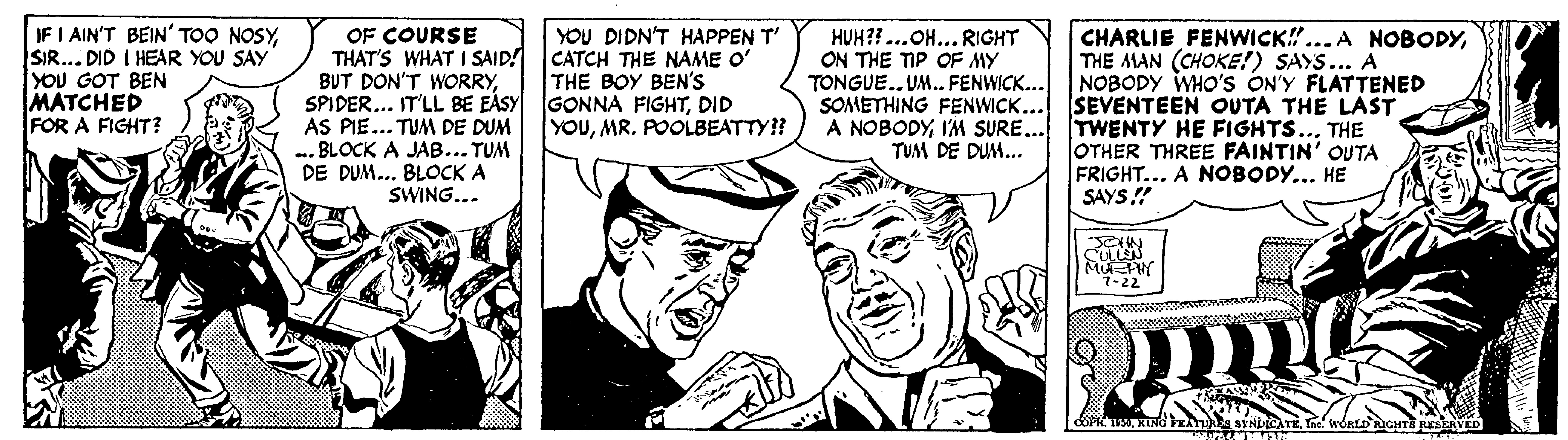 Big Ben Bolt Comic Strip 1950-07-22 | Comics Kingdom