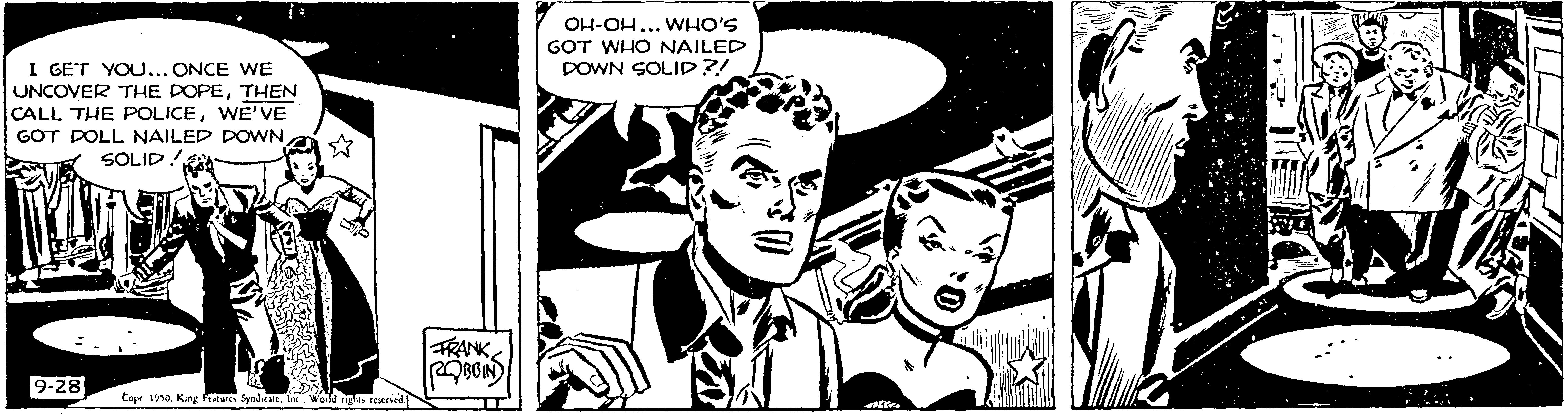 Johnny Hazard Comic Strip 1950-09-28 | Comics Kingdom