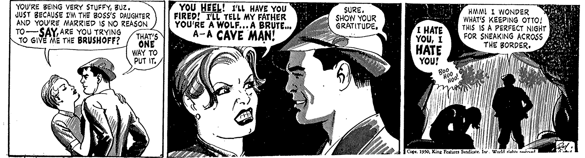 Buz Sawyer Comic Strip 1950-10-21 | Comics Kingdom