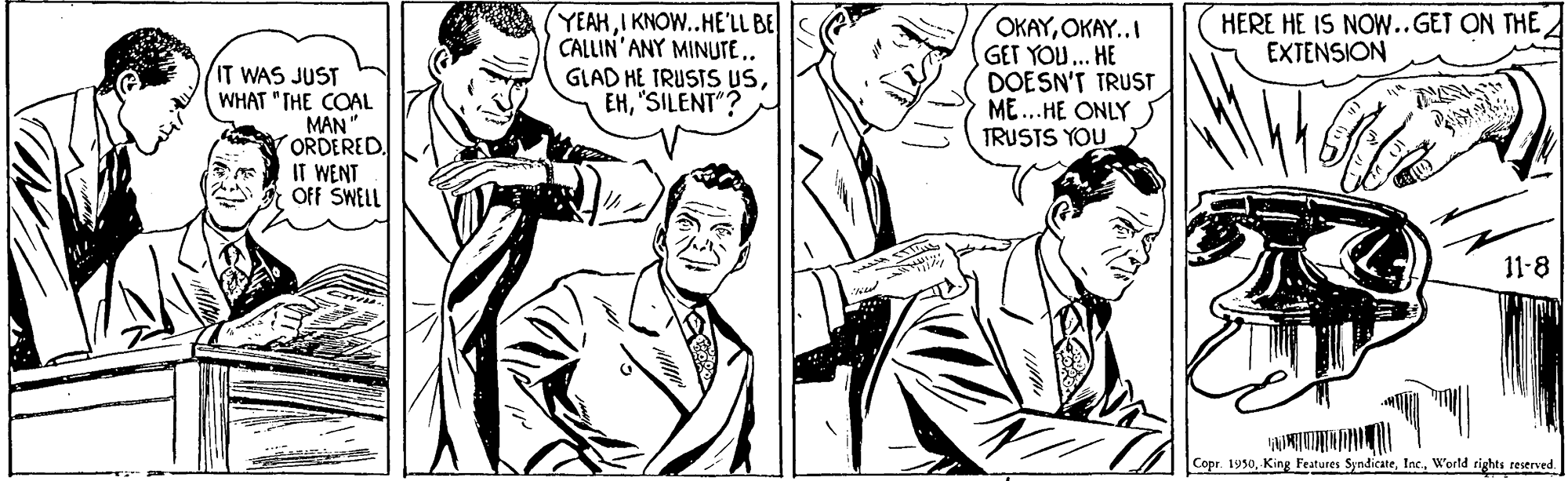 Radio Patrol Comic Strip 1950-11-08 | Comics Kingdom