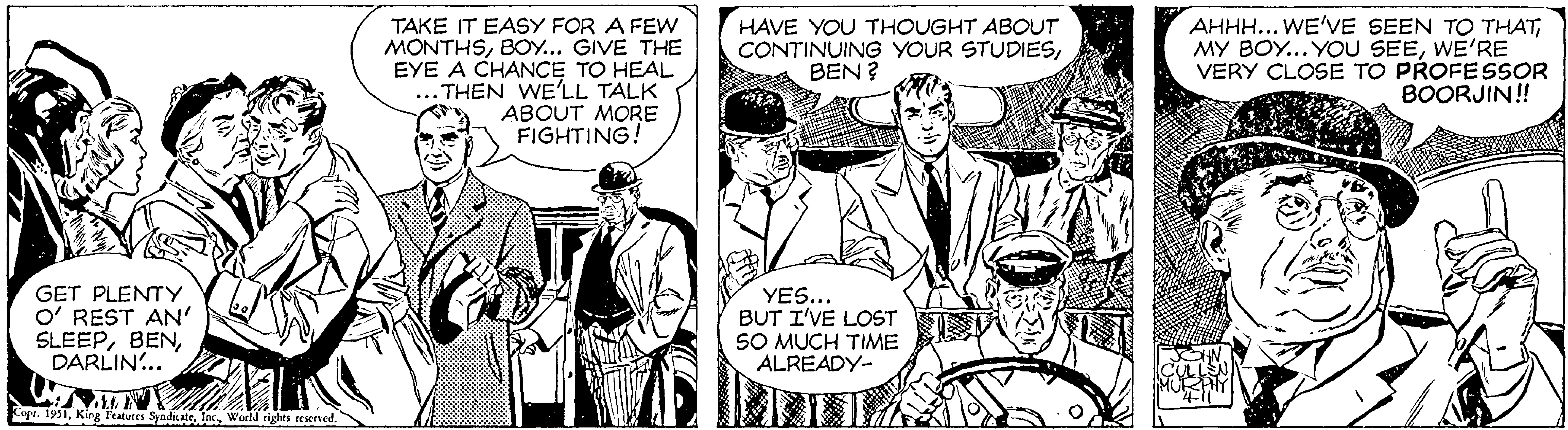 Big Ben Bolt Comic Strip 1951-04-11 | Comics Kingdom