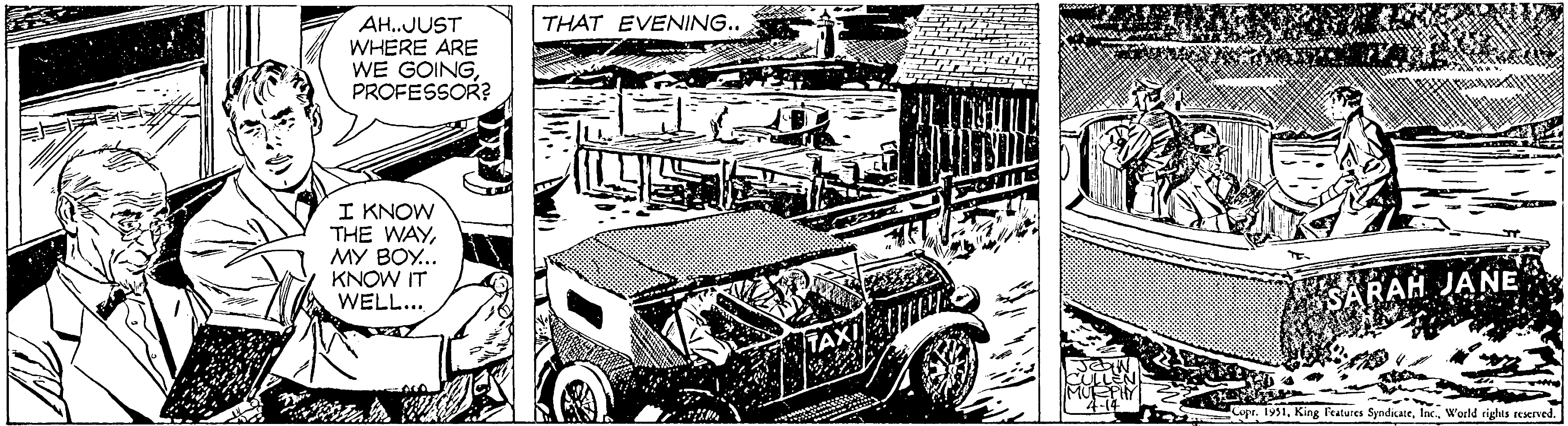 Big Ben Bolt Comic Strip 1951-04-14 | Comics Kingdom