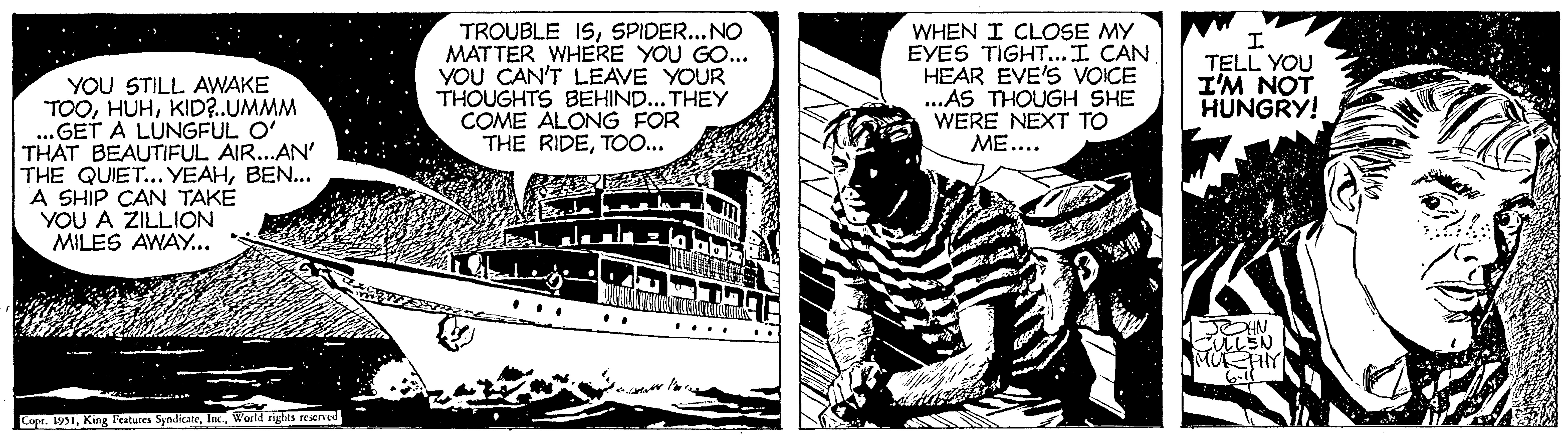 Big Ben Bolt Comic Strip 1951-06-11 | Comics Kingdom