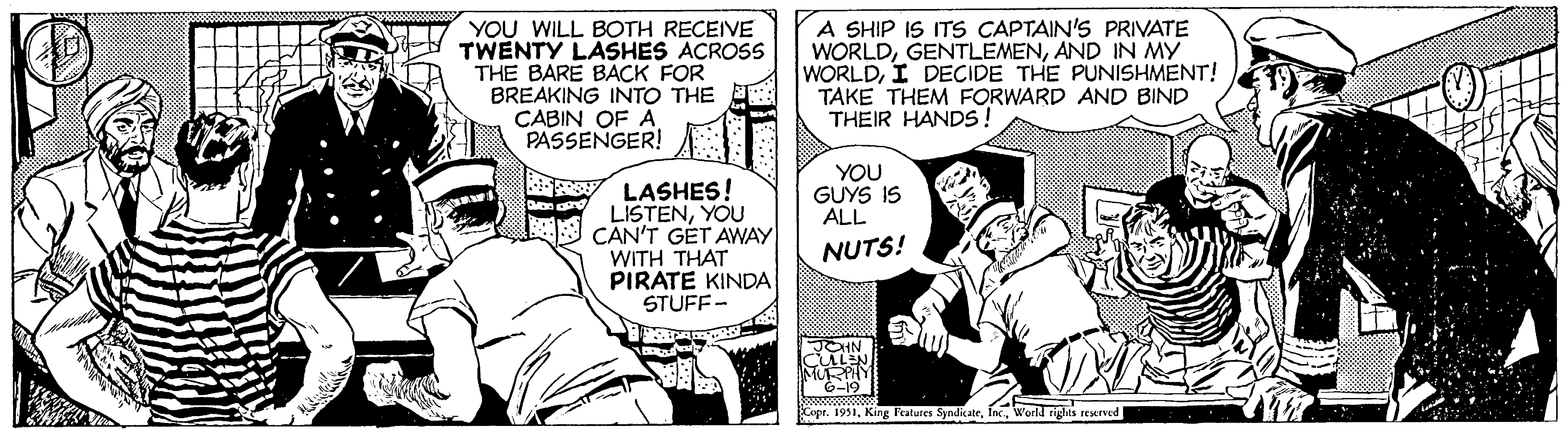 Big Ben Bolt Comic Strip 1951-06-19 | Comics Kingdom