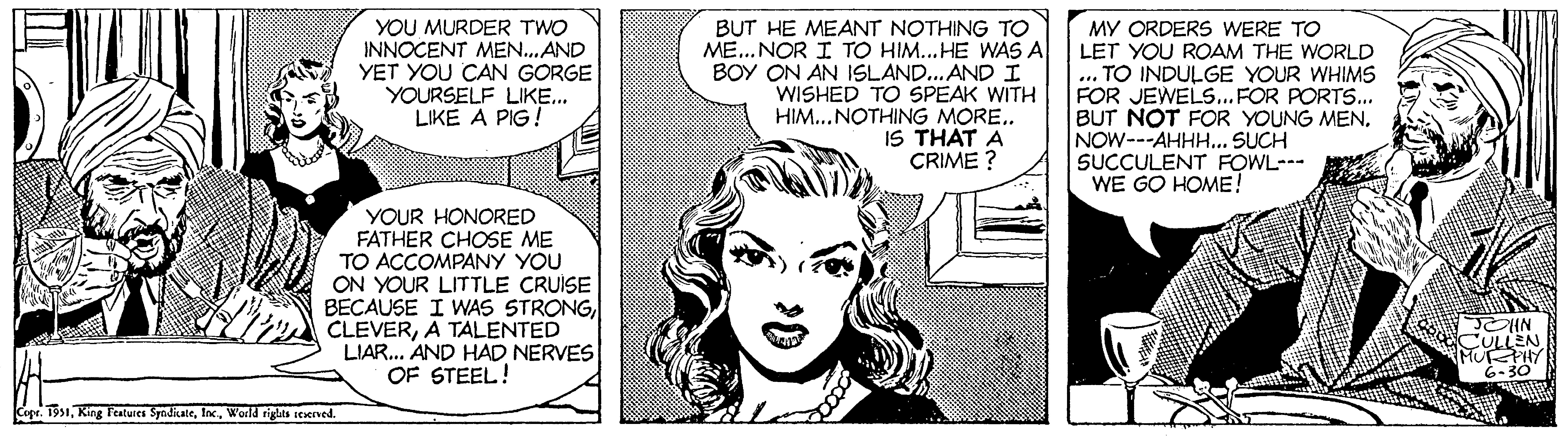 Big Ben Bolt Comic Strip 1951-06-30 | Comics Kingdom