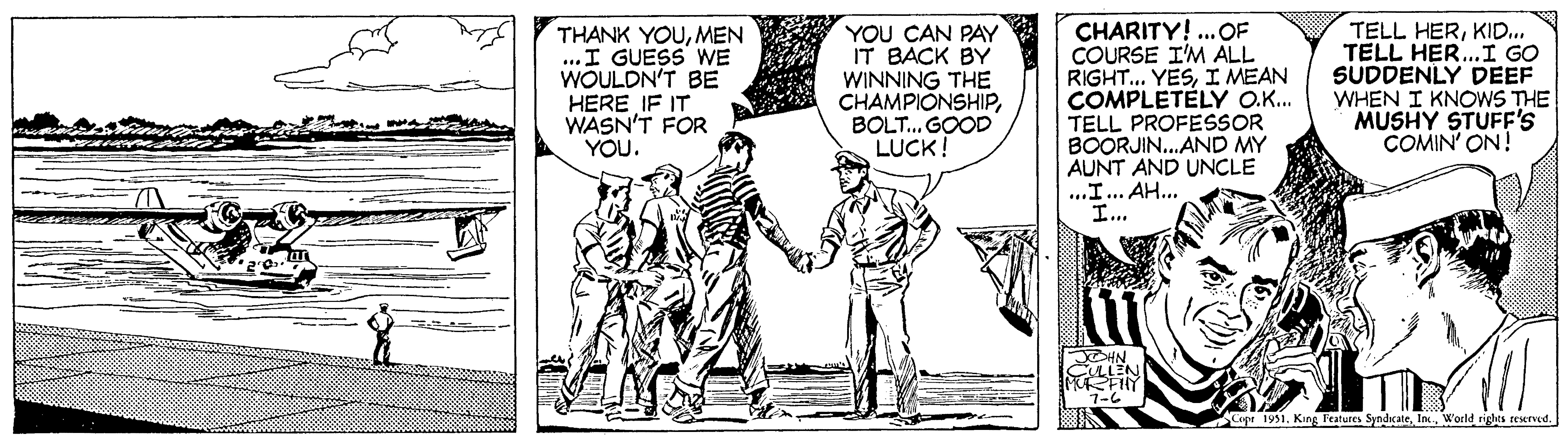 Big Ben Bolt Comic Strip 1951-07-06 | Comics Kingdom
