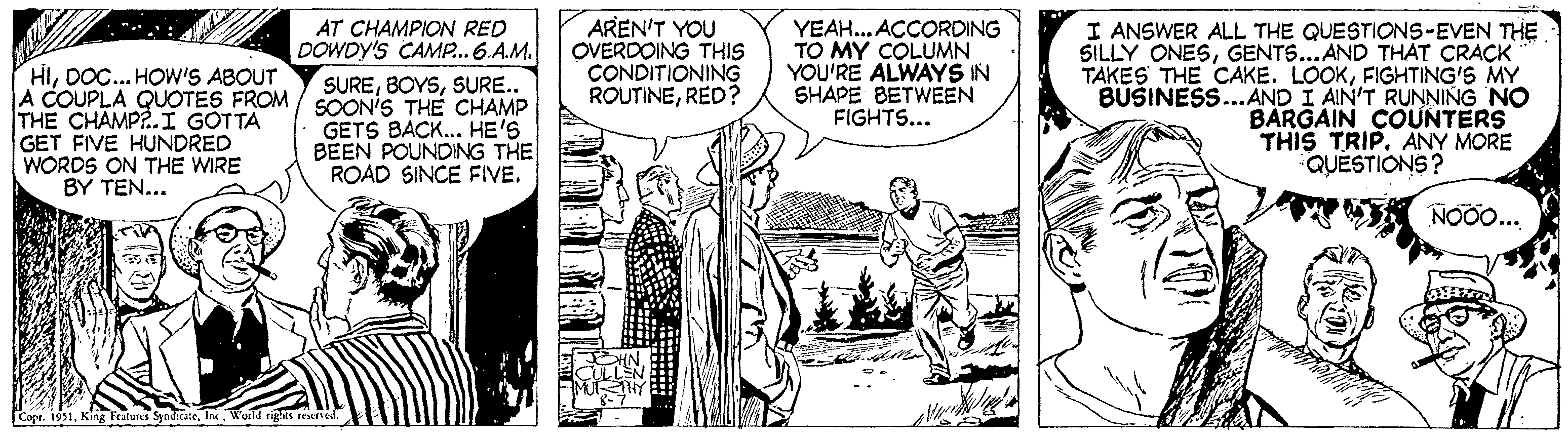 Big Ben Bolt Comic Strip 1951-08-07 | Comics Kingdom