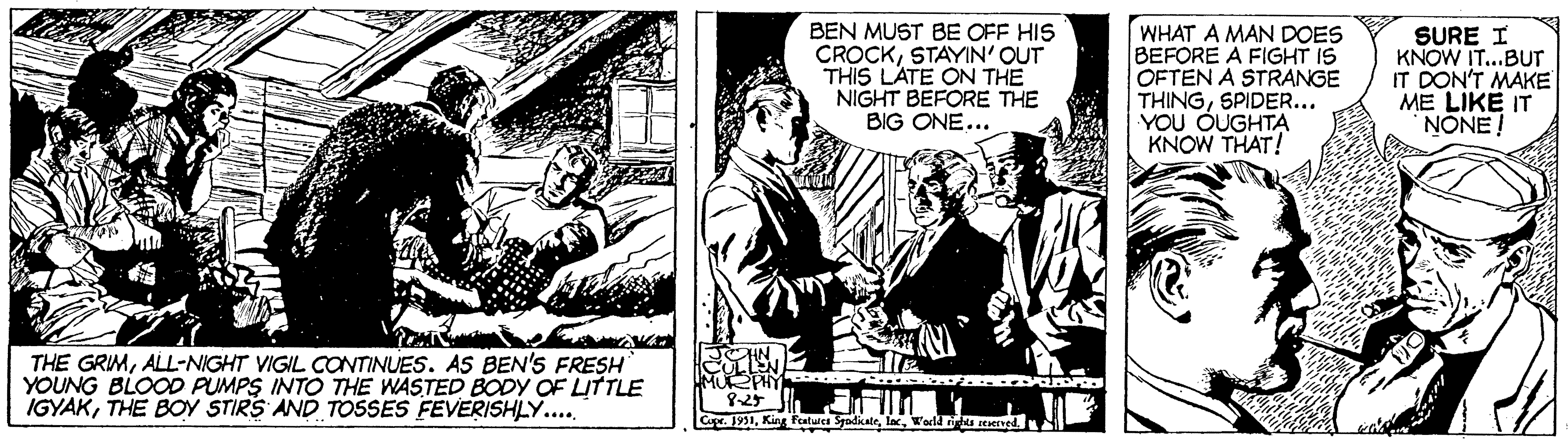 Big Ben Bolt Comic Strip 1951-08-25 | Comics Kingdom