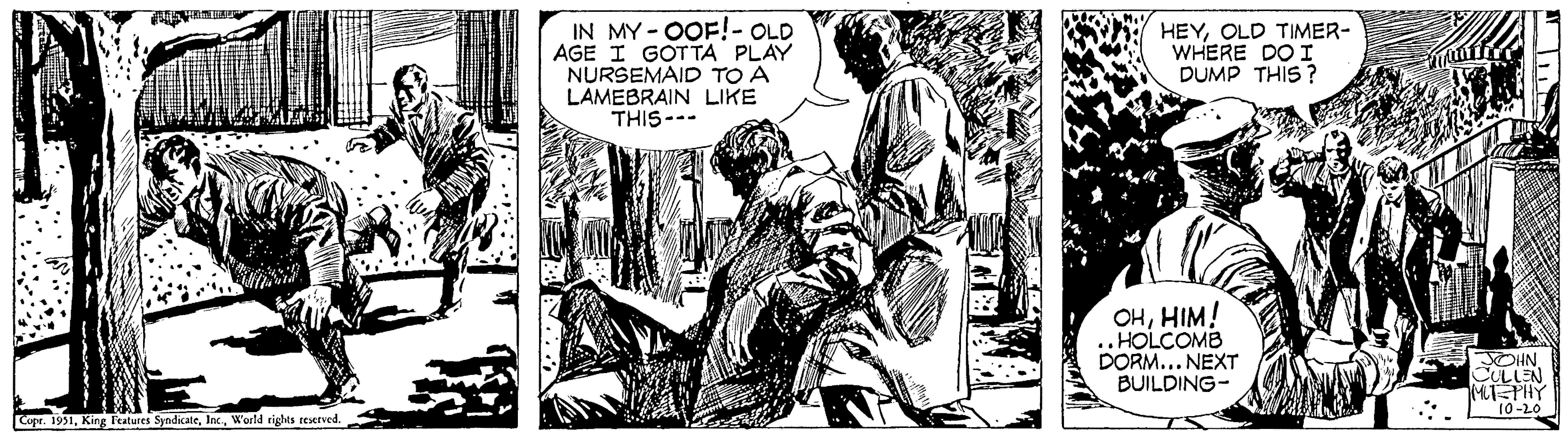 Big Ben Bolt Comic Strip 1951-10-20 | Comics Kingdom