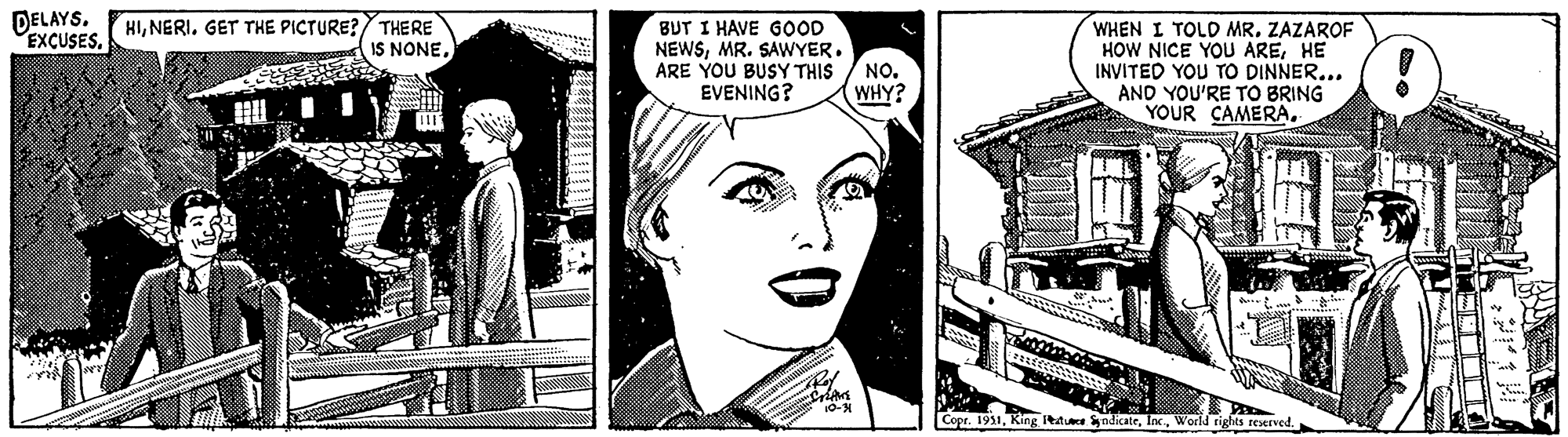 Buz Sawyer Comic Strip 1951-10-31 | Comics Kingdom